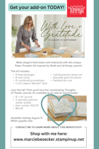 Textured Floral DIY DSP Thank You cards - Marcie Besecker Designs