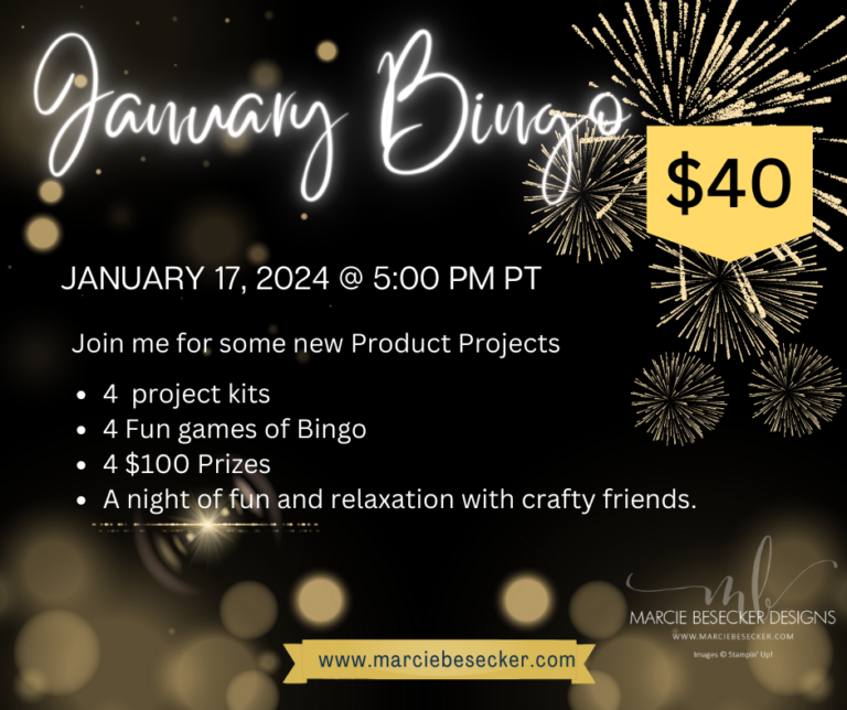 Bingo - January 2024 - Marcie Besecker Designs