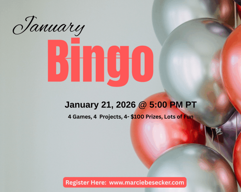 January Bingo - Marcie Besecker Designs